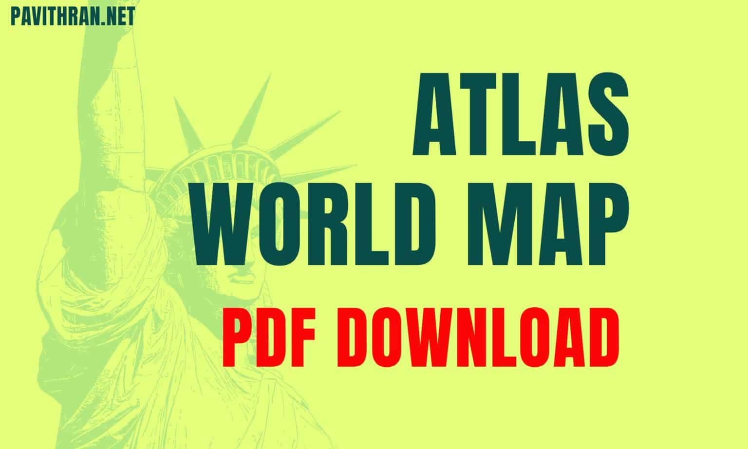 Download World Atlas Map Books in PDF - Pavithran.Net