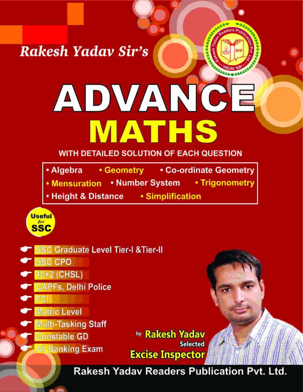 Advance Maths by Rakesh Yadav PDF for SSC & Banking