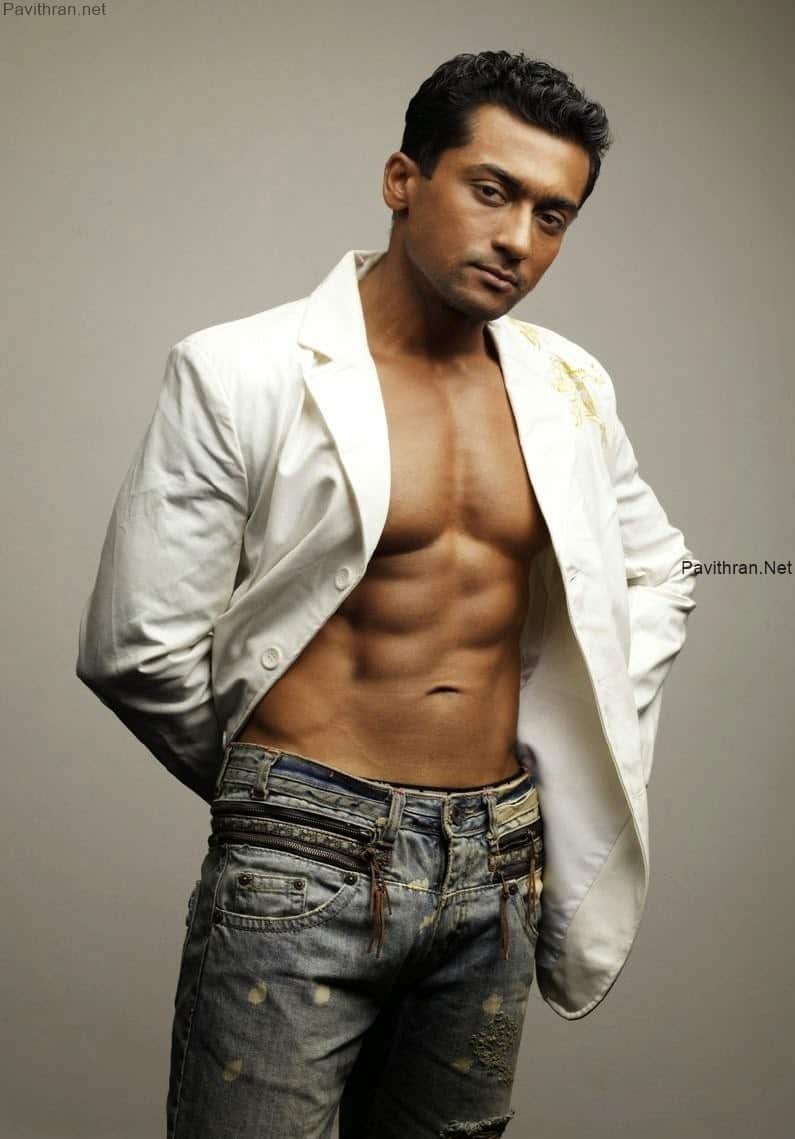 Actor Surya in Six Pack - Workout Images & Videos - Pavithran.Net