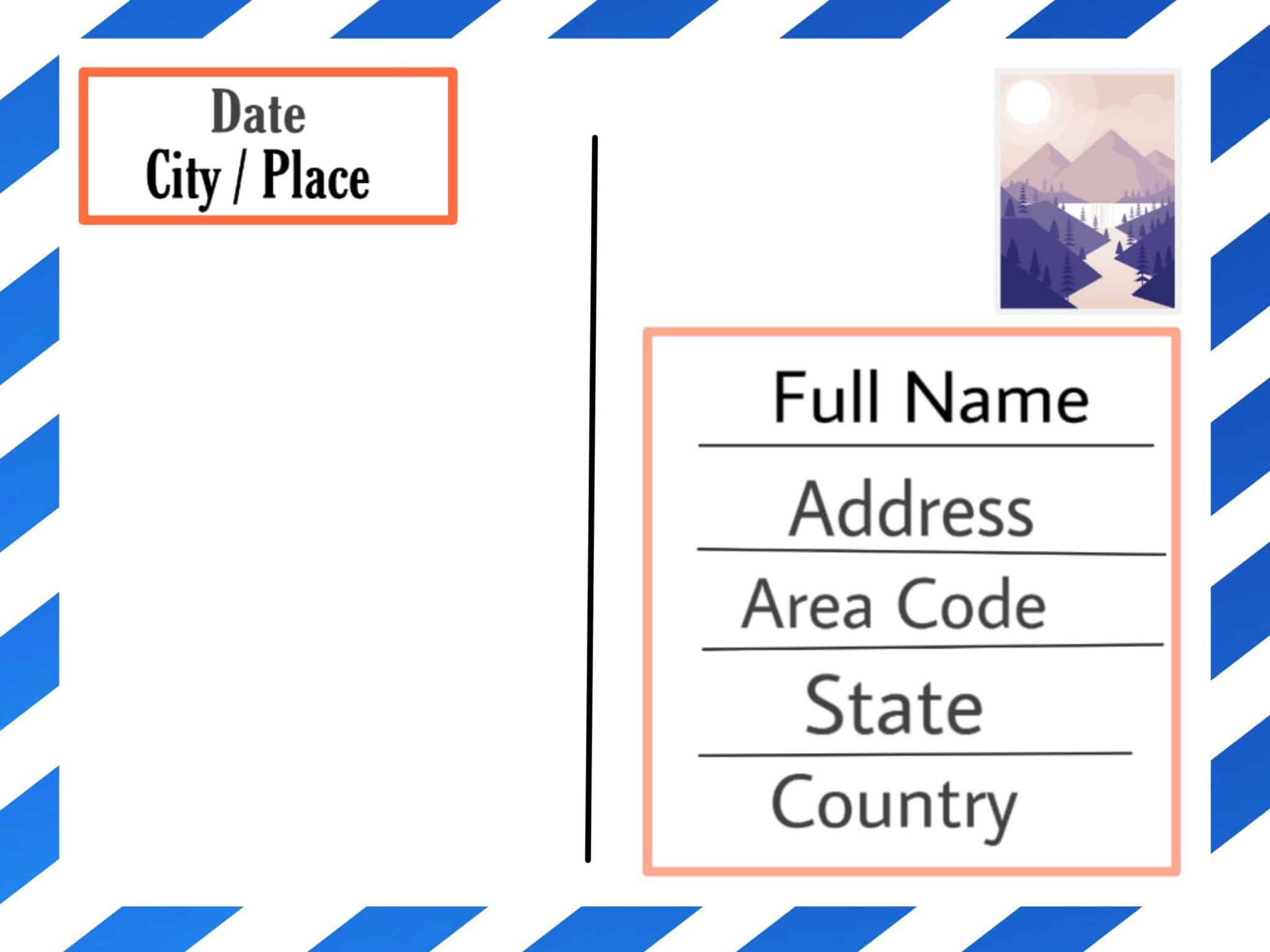How to write a Perfect Post Card | Examples & Guide to make it easy