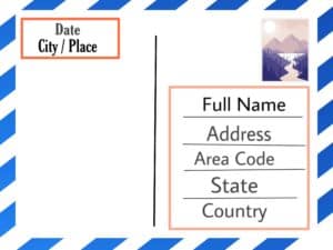 How to write a Perfect Post Card | Examples & Guide to make it easy