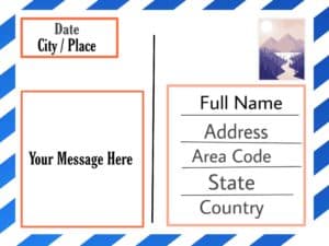How to write a Perfect Post Card | Examples & Guide to make it easy