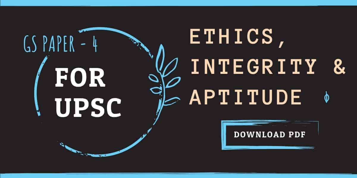[PDF] Best Ethics Integrity and Aptitude Books for UPSC