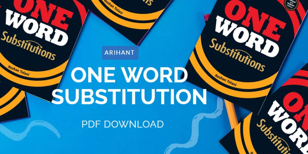 Arihant One Word Substitution Book Pdf Download