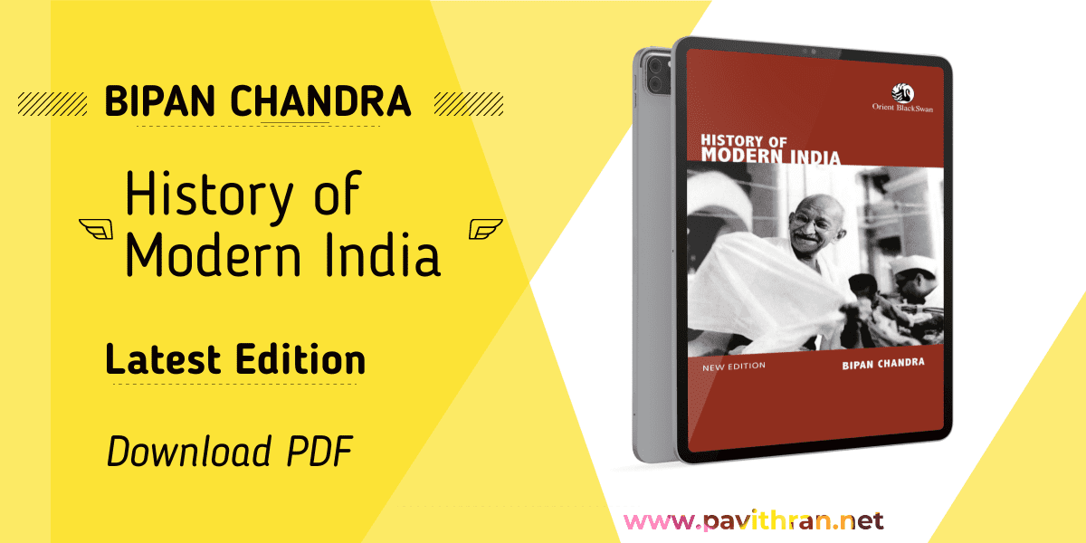 [PDF] History of Modern India by Bipin Chandra - 2020 Edition