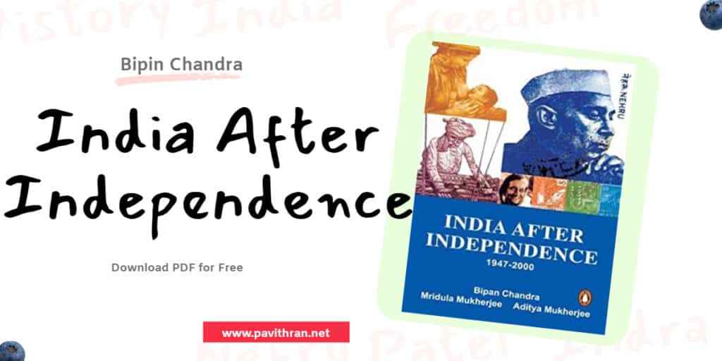 India After Independence Book by Bipin Chandra PDF [Free]