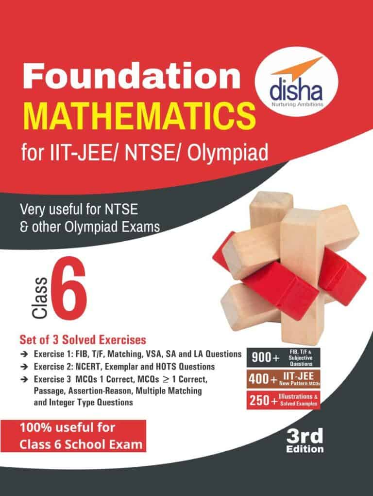 Disha Foundation Books for Class 6 PDF | Best for IIT-JEE, NTSE & Olympiad