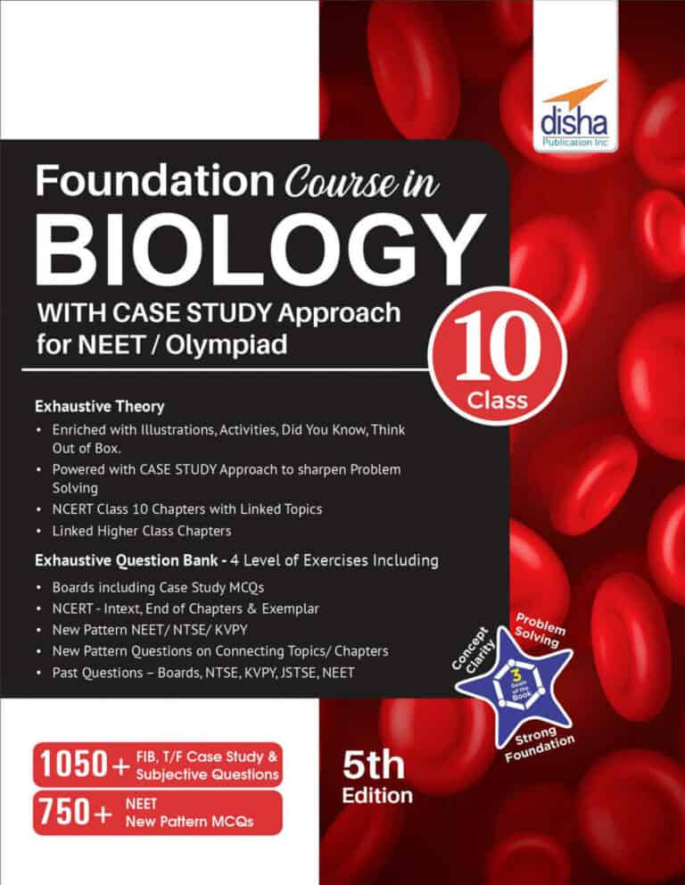 Disha Foundation Course Books for Class 10 PDF [5th Edition]