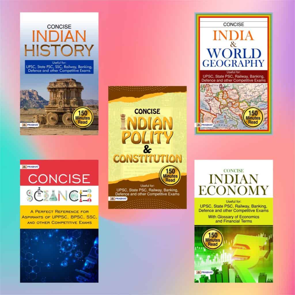 Concise Set of 5 Books PDF [Team Prabhat] - Competitive Exams