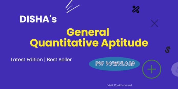 Disha General Quantitative Aptitude PDF [3rd Edition]