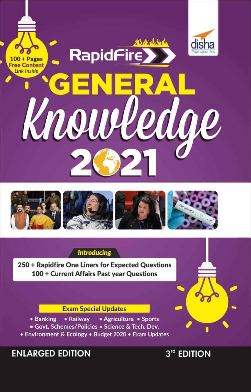Disha Rapid General knowledge 2021 for competitive exams PDF