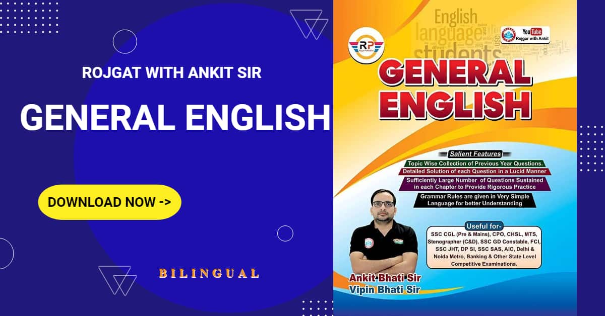 General English by Rojgar with Ankit Bhati [Bilingual] - RWA PDF - Pavithran.Net