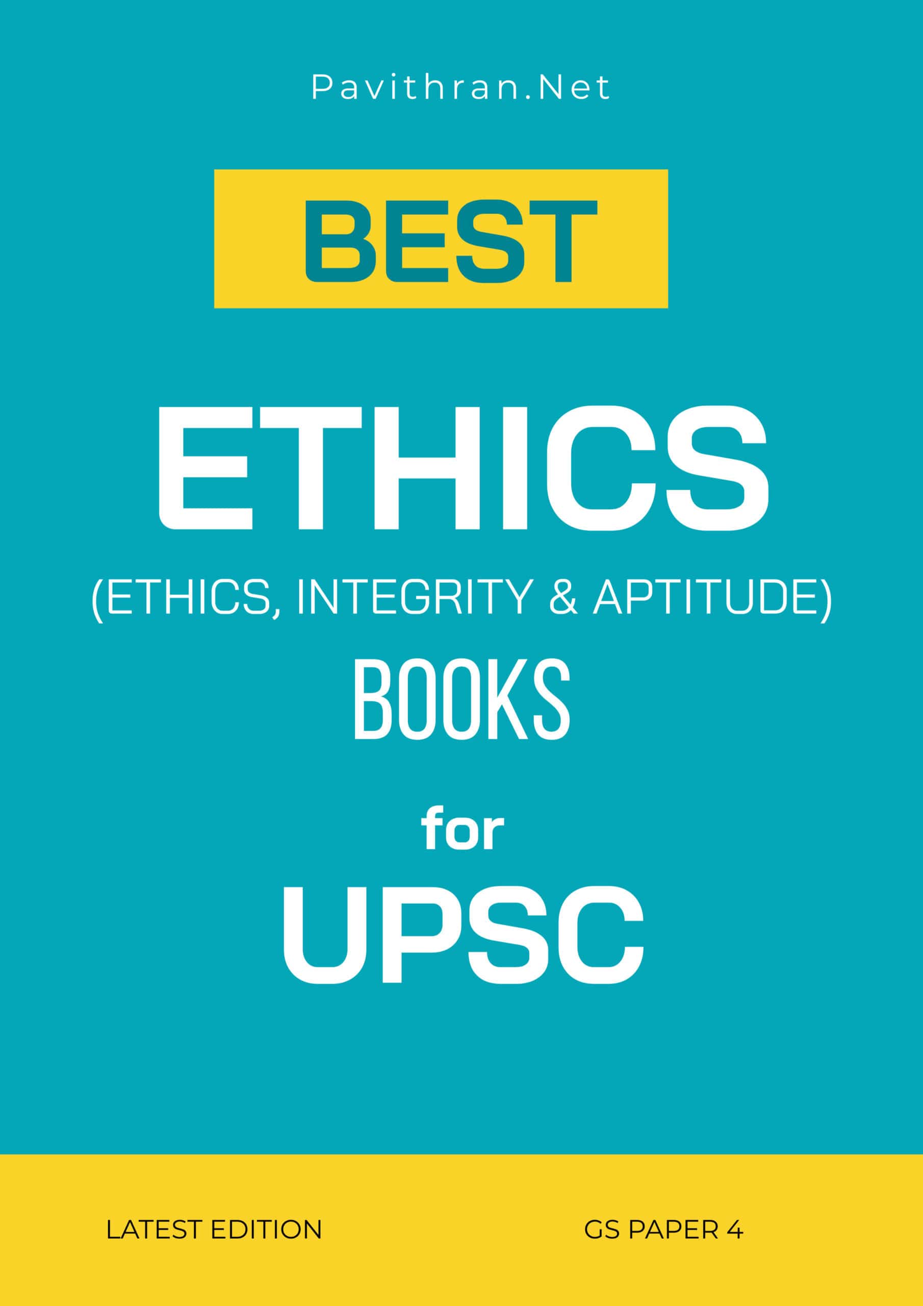 Revealed: 5 Ethics Books Every UPSC Warrior Needs - Pavithran.Net
