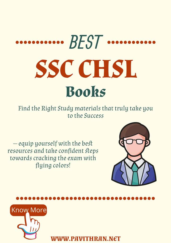 Best SSC CHSL Books 2024 – Top Picks for Sure Success! - Pavithran.Net