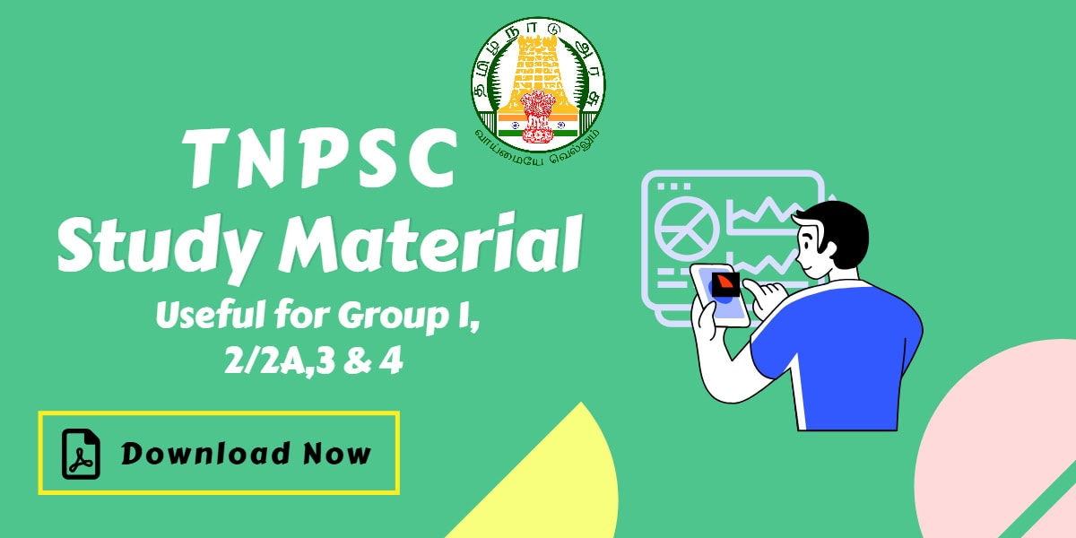 Free TNPSC Study Materials for Group 1, 2/2A & 4 – Download PDF Now
